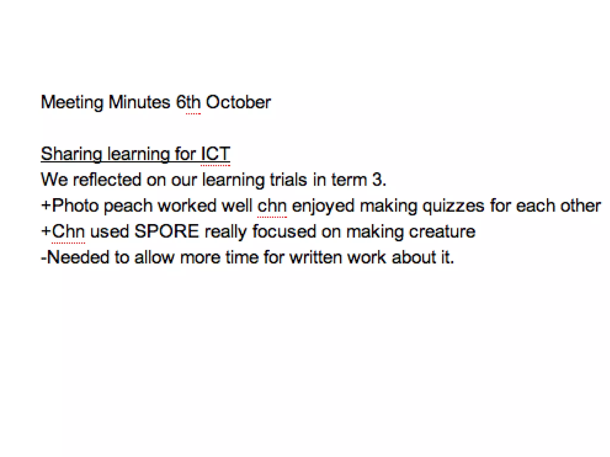 Staff meeting examples | PPT