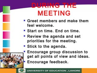 Teacher Staff Meeting