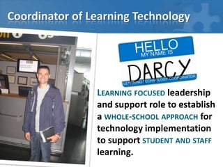 Meet the Coordinator of Learning Technology | PPT