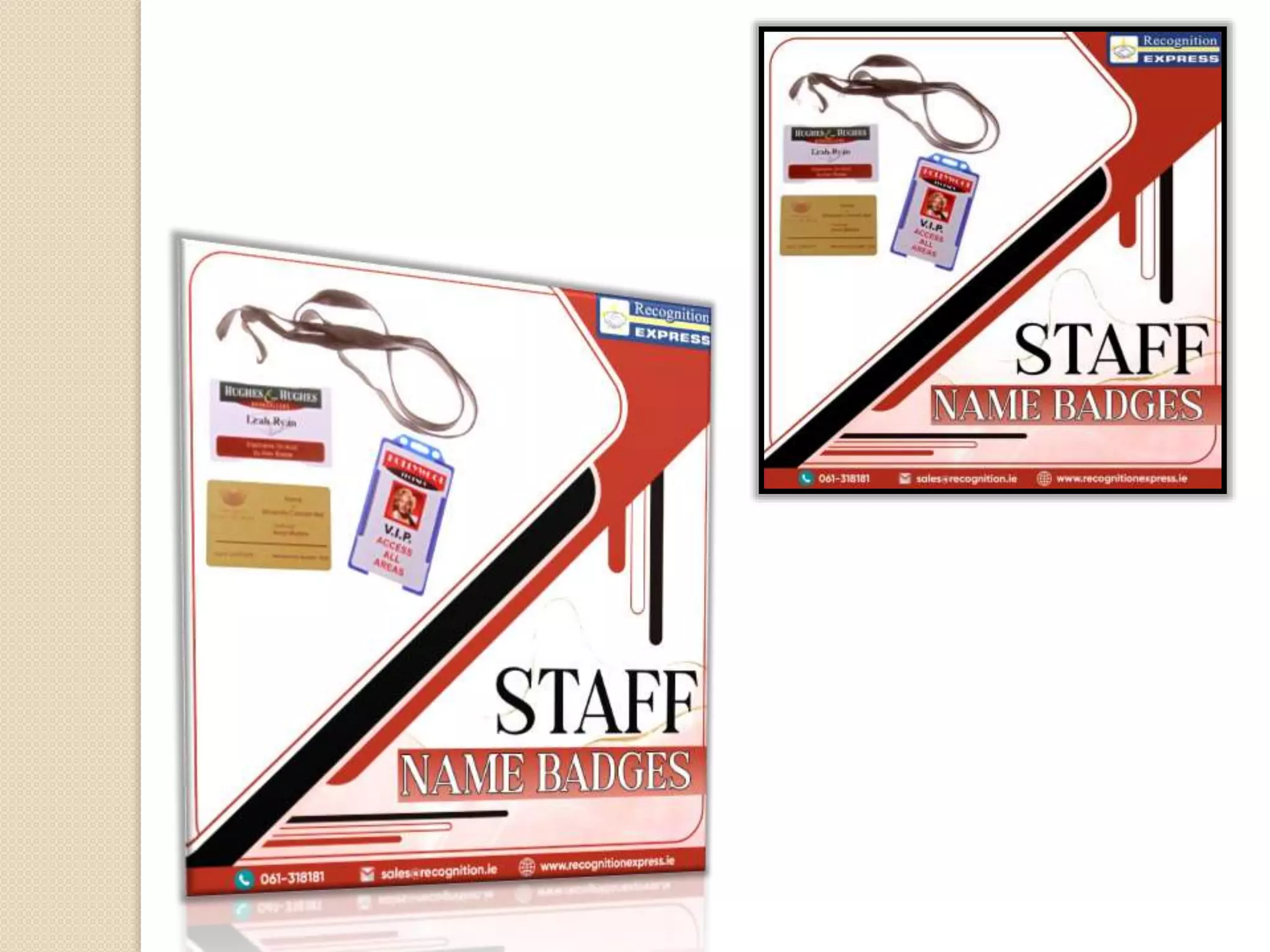 Staff Name Badges | PPTX