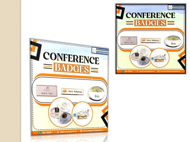 Staff Name Badges | PPTX