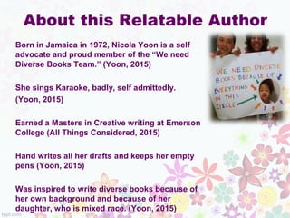 Nicola Yoon Author Focus | PPT