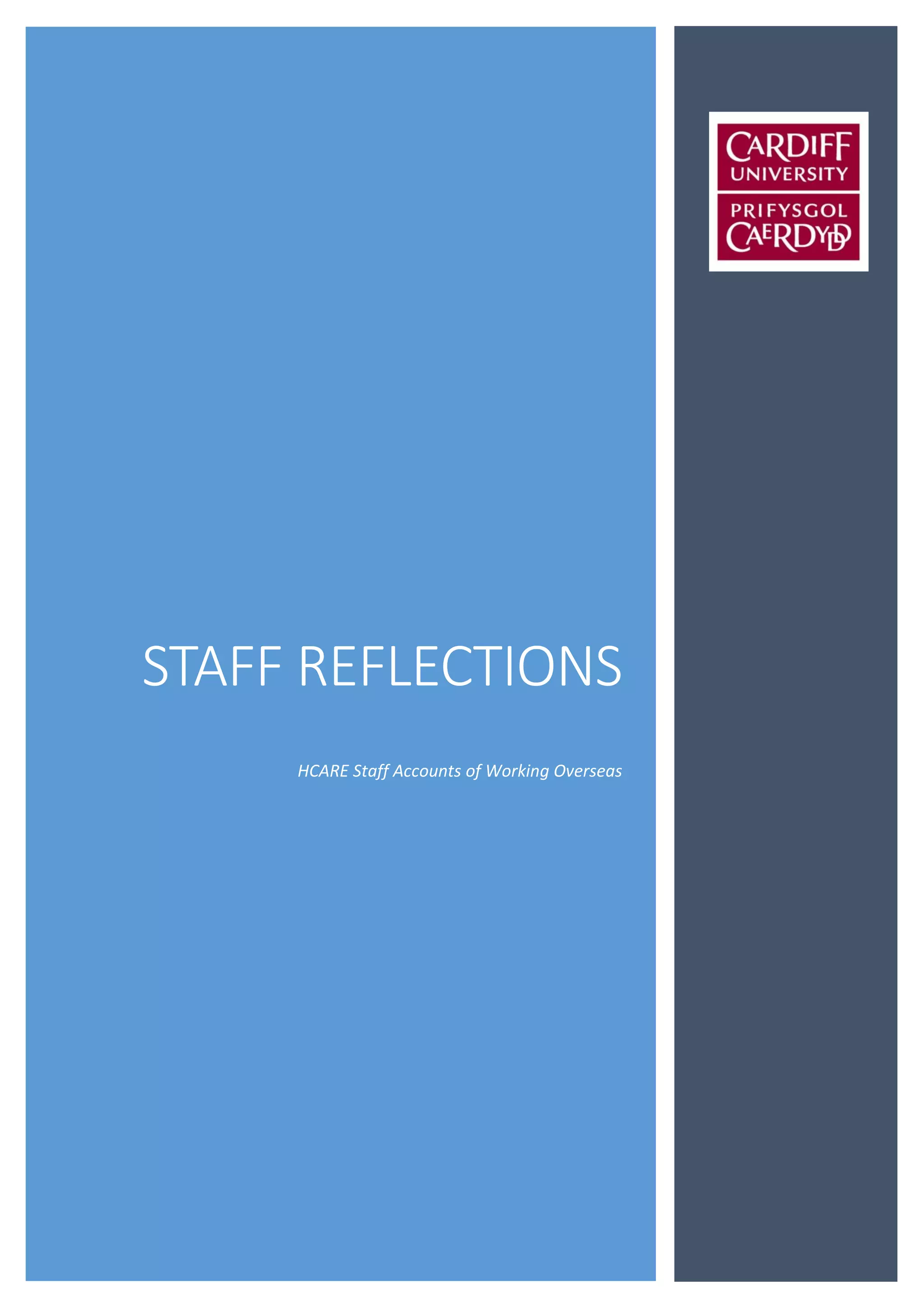 Staff Reflections | PDF