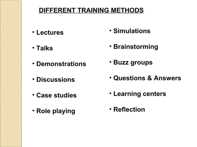 Staff training | PPT