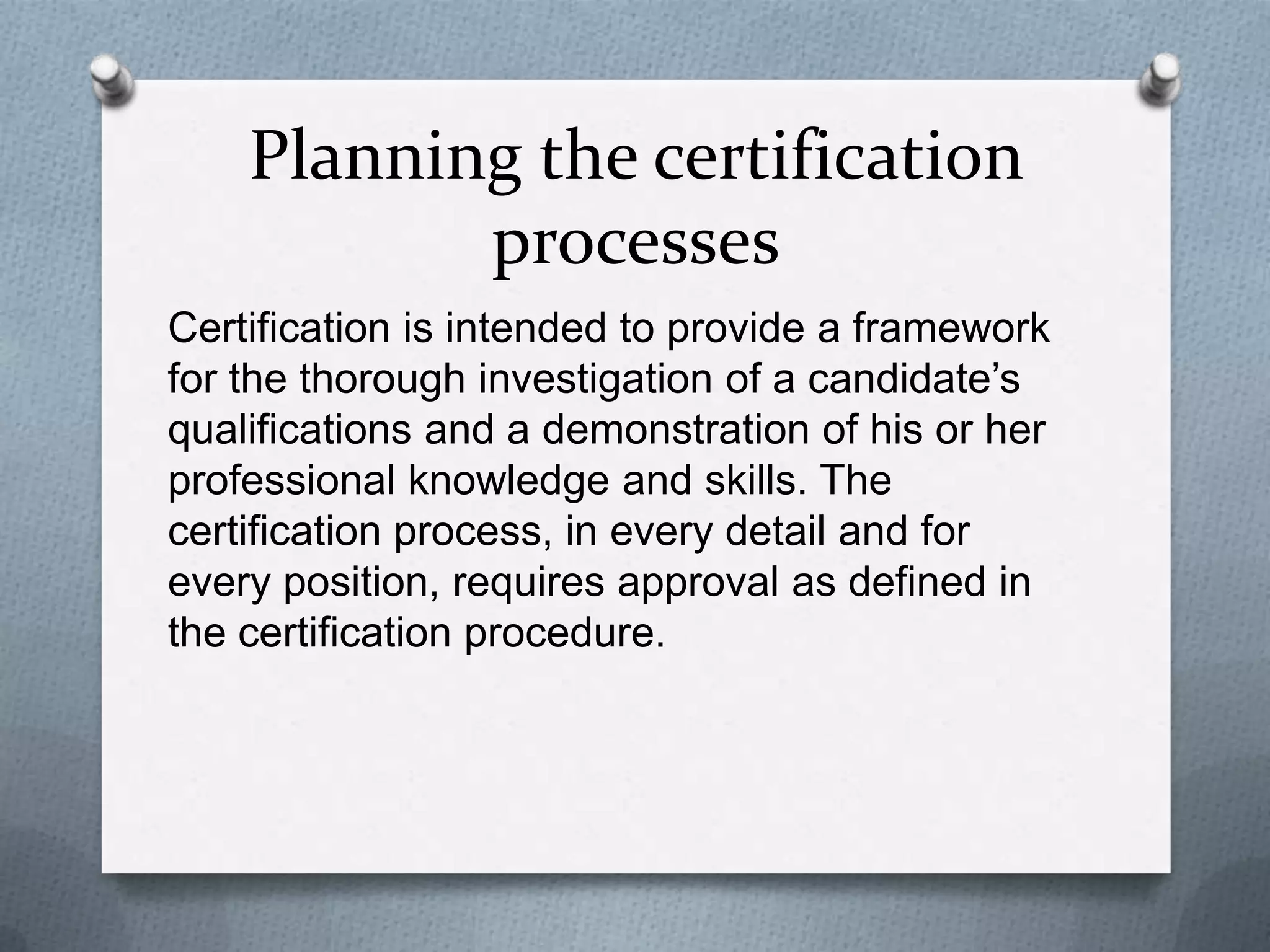 Staff training and certification | PPTX