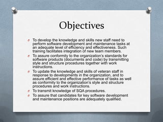 Staff training and certification | PPTX