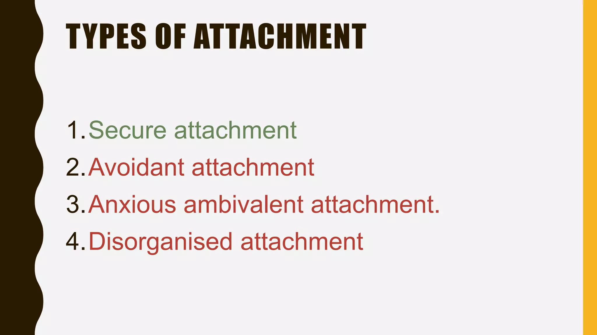 Attachment Theory and Settling | PPTX