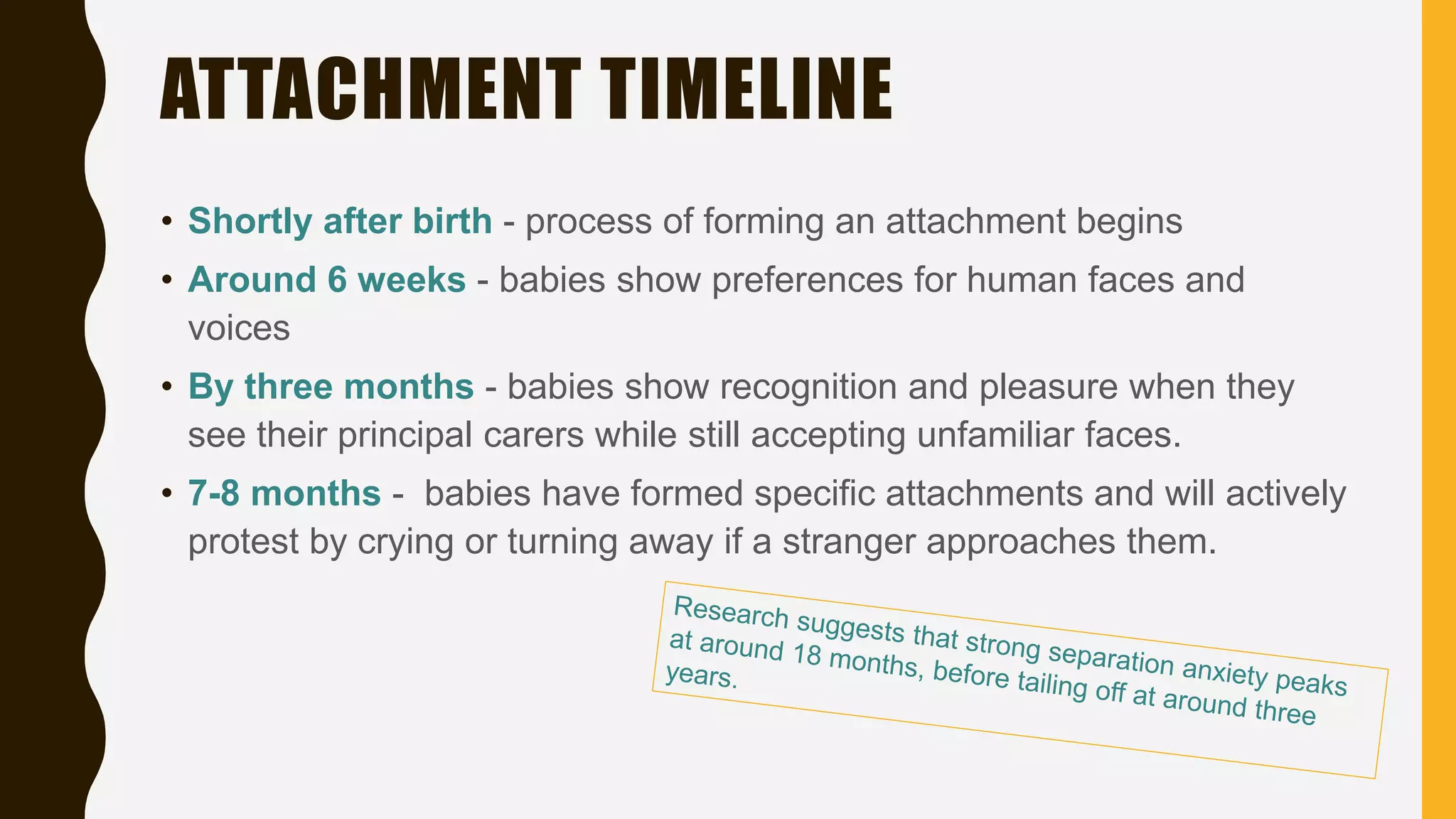 Attachment Theory and Settling | PPTX