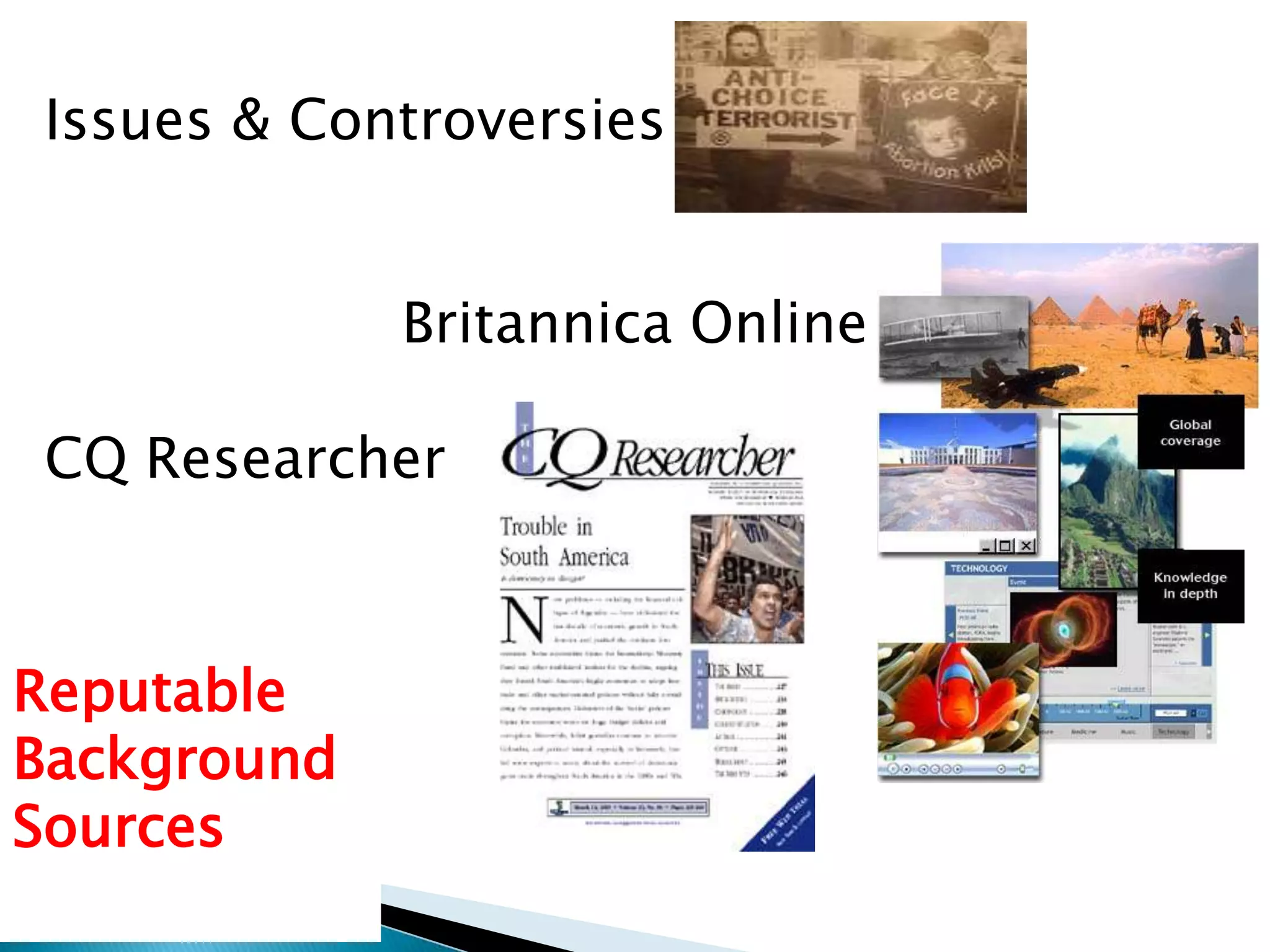 Finding Research Sources- Eng 1010 | PPT