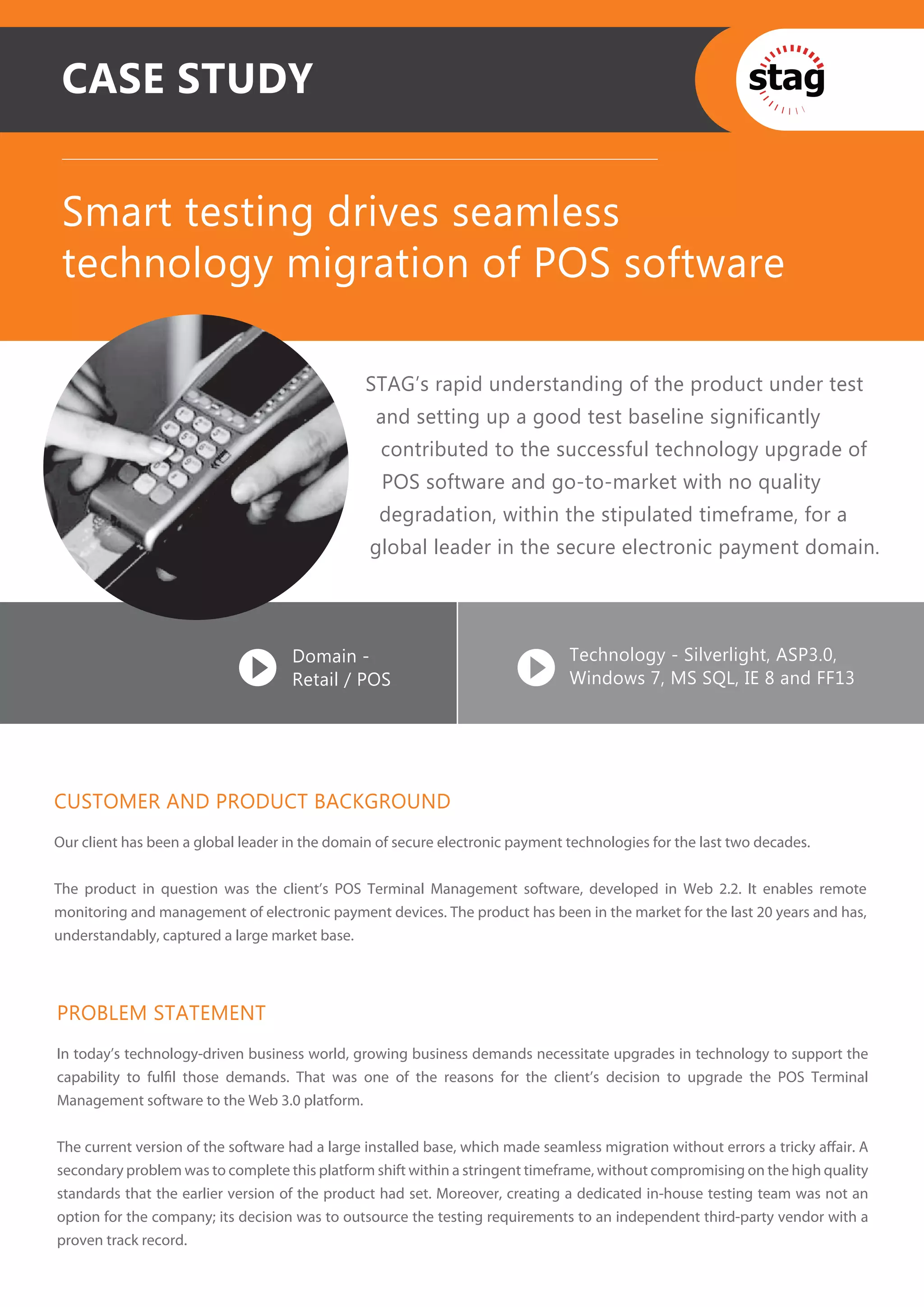 Smart Testing Drives Seamless Product Technology Migration | PDF