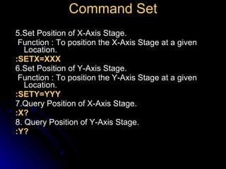 Design and Implementation of Multi-Axis Programmable Stage Controller ...