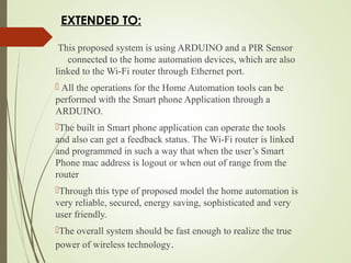home automation | PPT