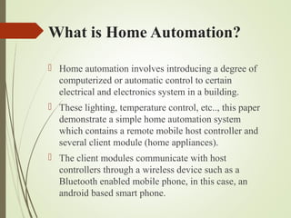 home automation | PPT