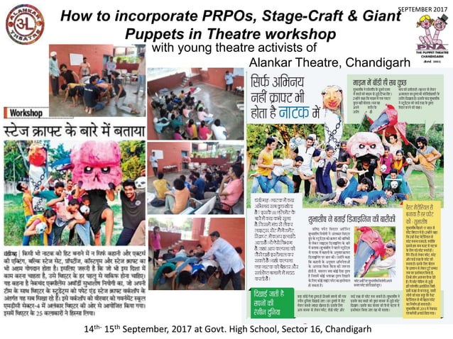 PNA's Stage craft and props projects | PPT