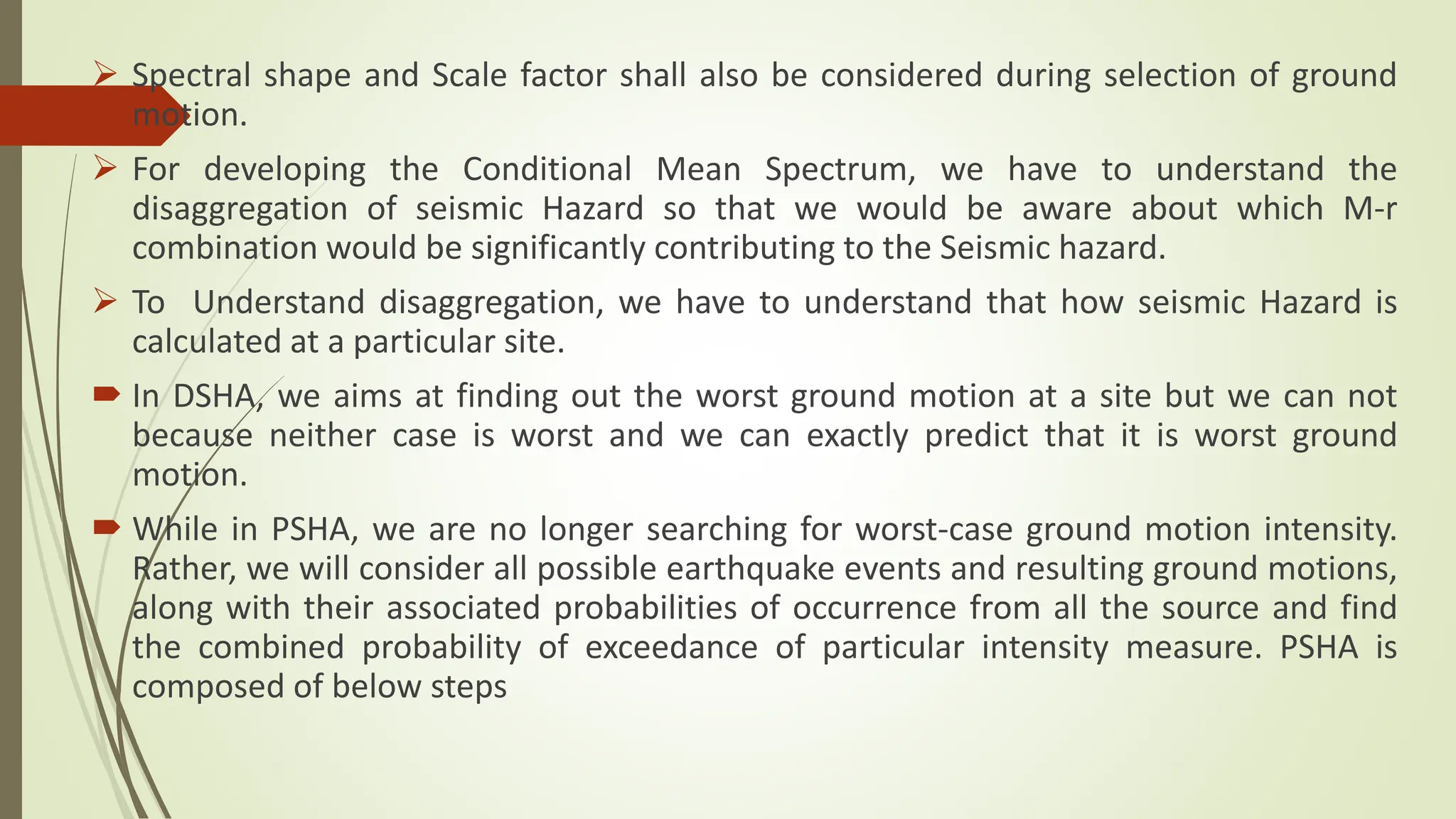Seismic hazard calculation, PSHA calculation | PPTX