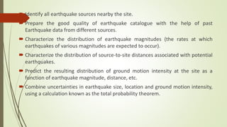 Seismic hazard calculation, PSHA calculation | PPTX | Geology | Science