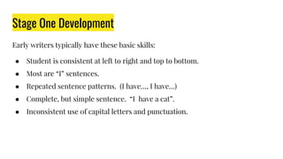 Stage 1 Literacy Development | PDF