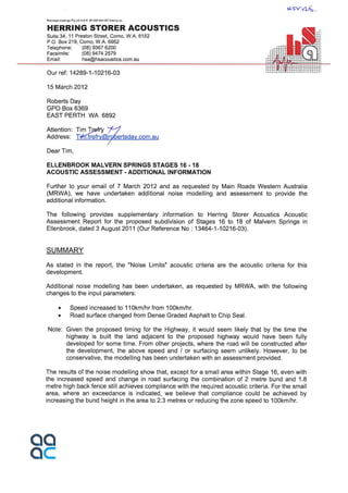 Stage 16_18 Acoustic Report | PDF