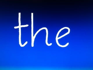 Stage 1 common words | PPT