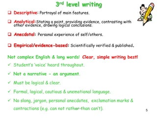 Stage 1 Developing Essential Student Writing Skills.ppsx