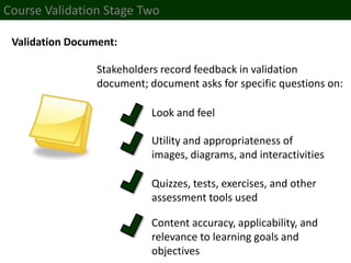 Course Validation Stage Two | PPTX | Technology & Computing