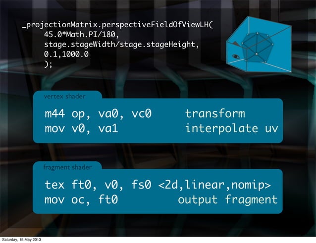 Stage3D and AGAL | PPT