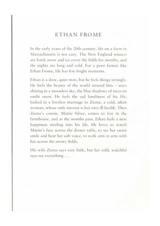 Stage3 ethan frome | PDF
