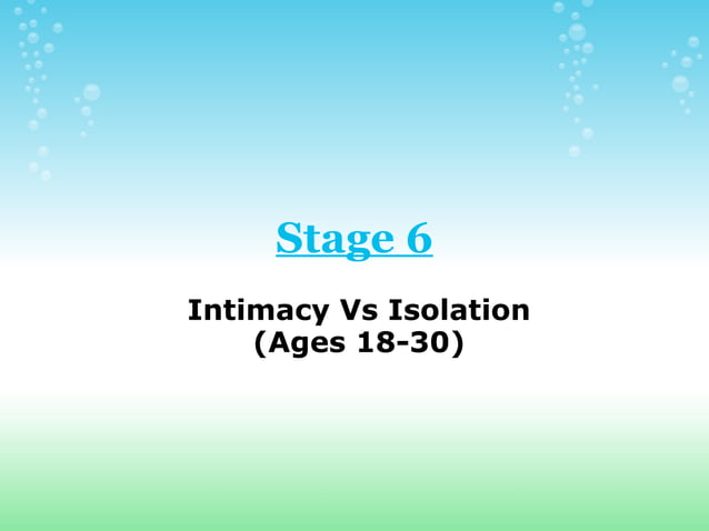 Intimacy vs. Isolation | PPT