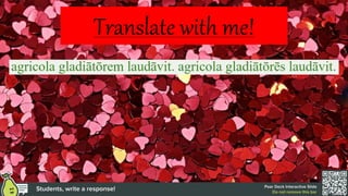 Stage 8 grammar accusative plural notes 1 4-222 | PPTX | Programming ...