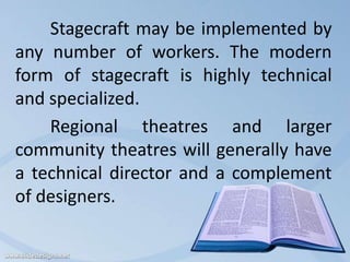 Stagecraft | PPTX