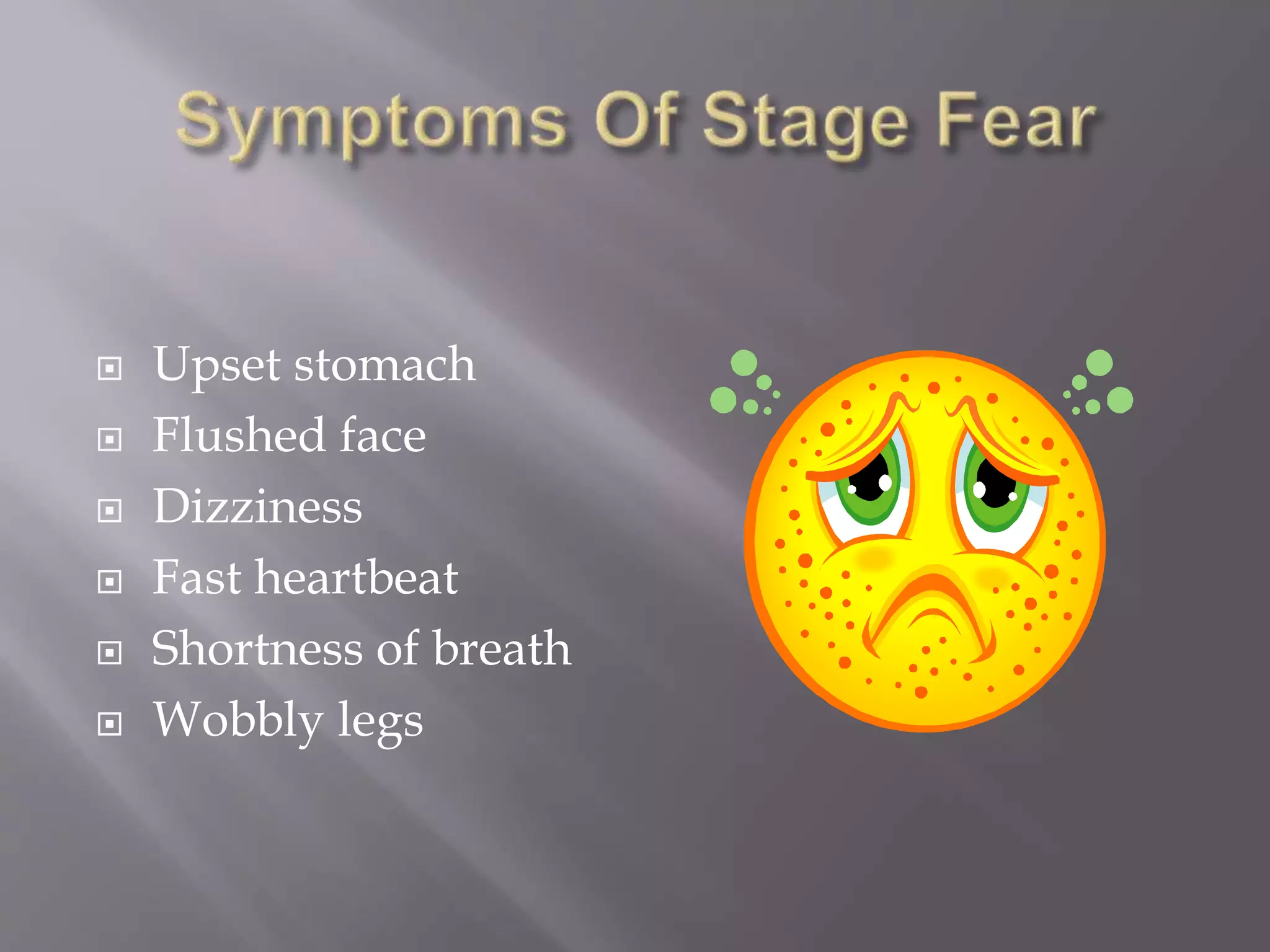 Stage fear | PPTX