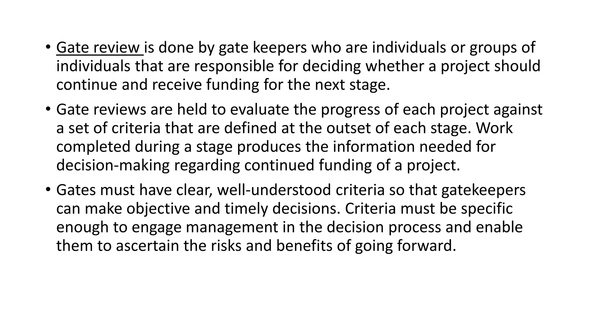 Stage gate process | PPTX