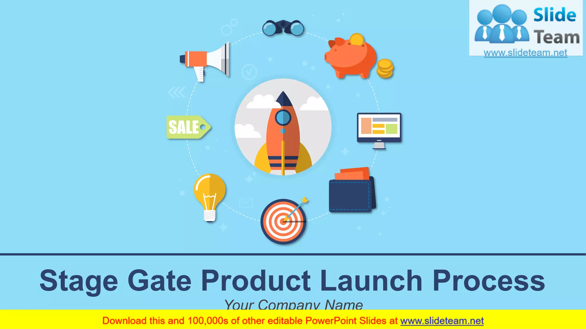 Stage Gate Product Launch Process PowerPoint Presentation Slides | PDF