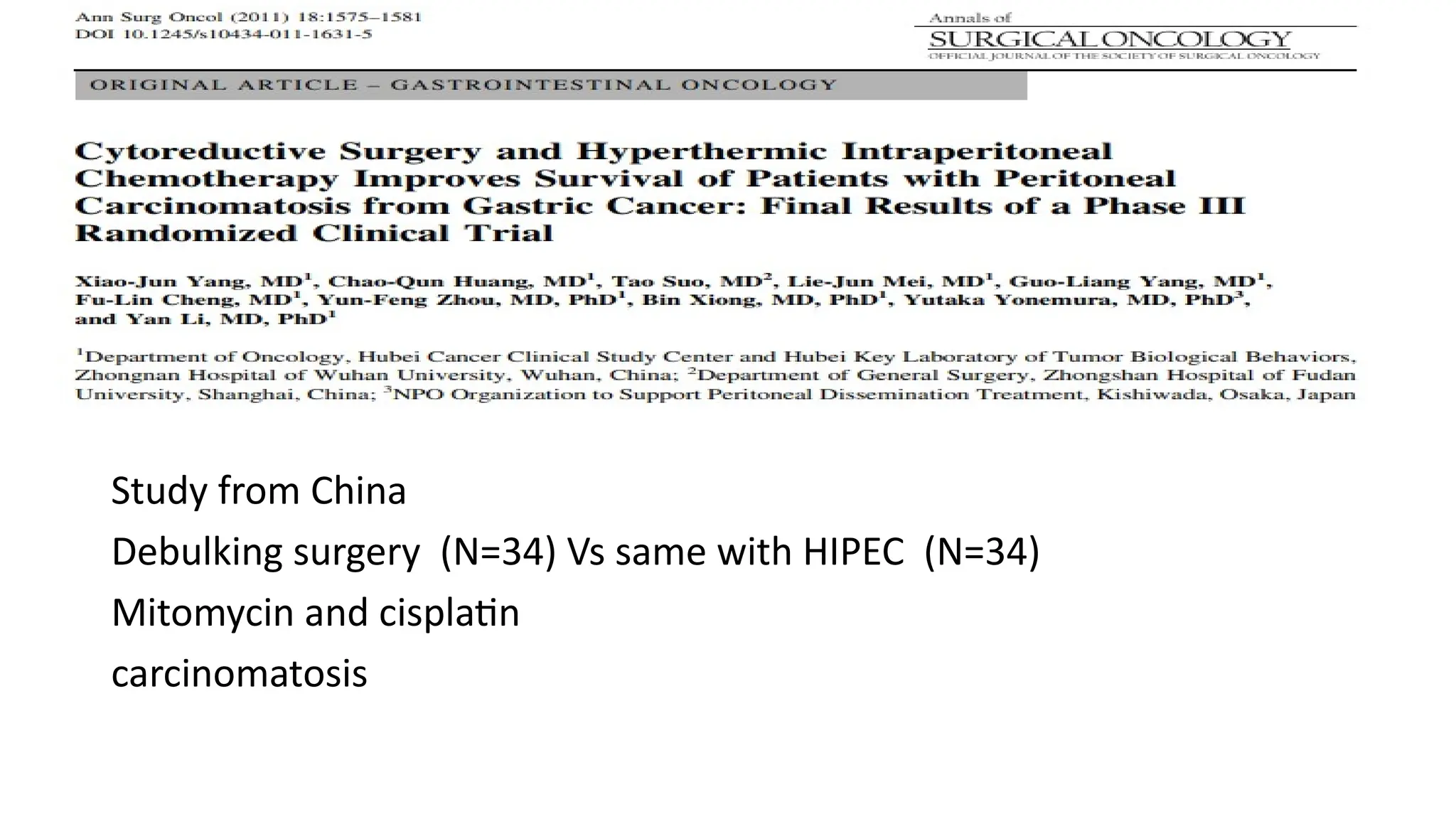 stage iv gastric cancer,conversion surgery,HIPEC.pptx