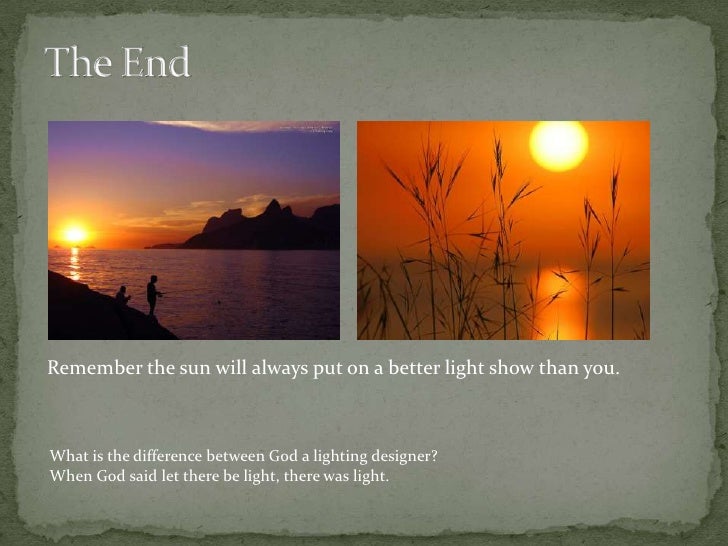 Stage lighting design sunset - artlasopa