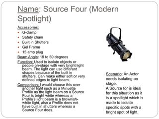 Stage lighting powerpoint | PPTX