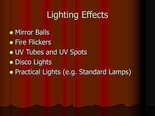 The Theory and Practice of Stage Lighting | PPT