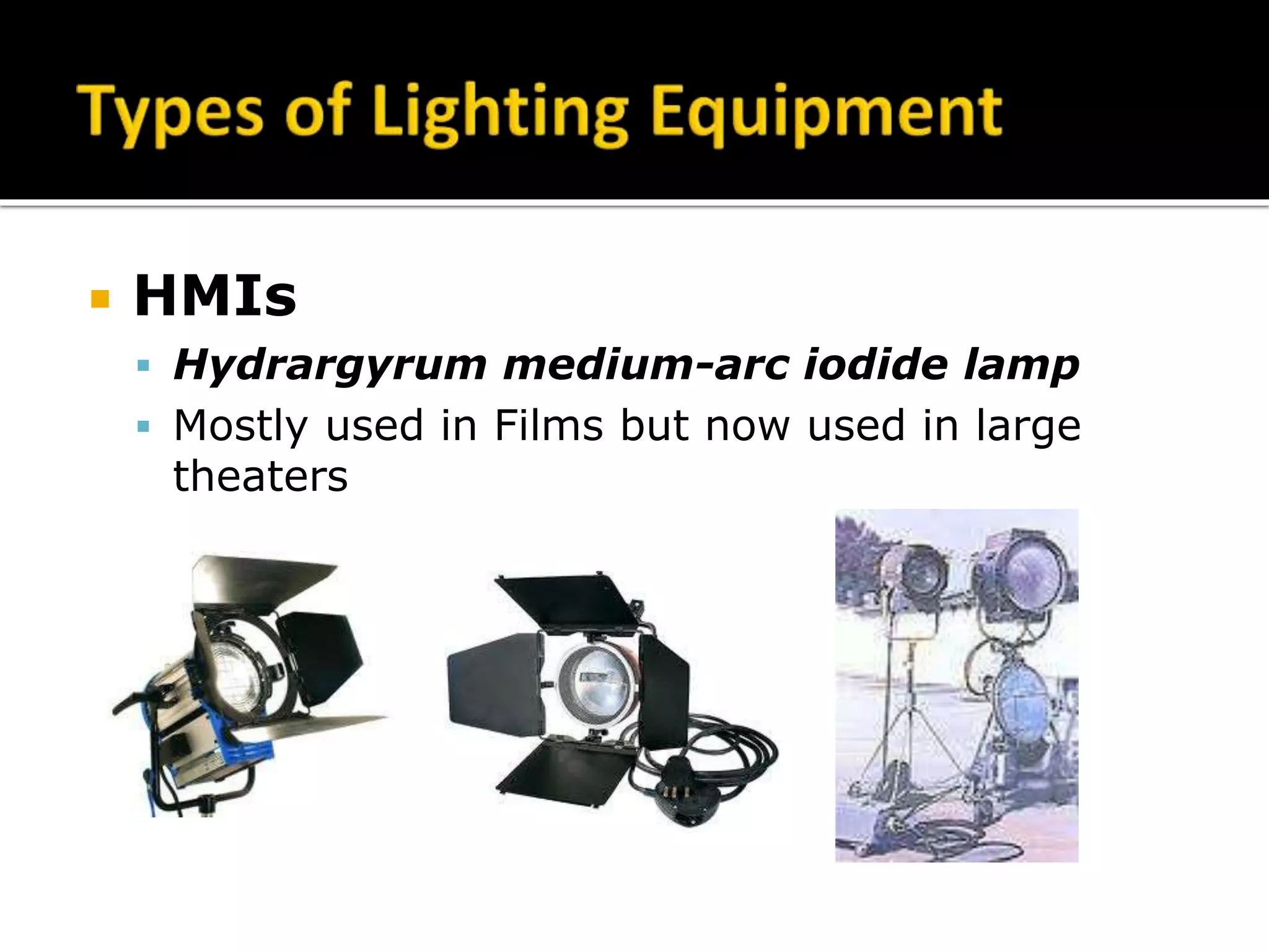Stage Lighting Technology and the Design Process | PPTX