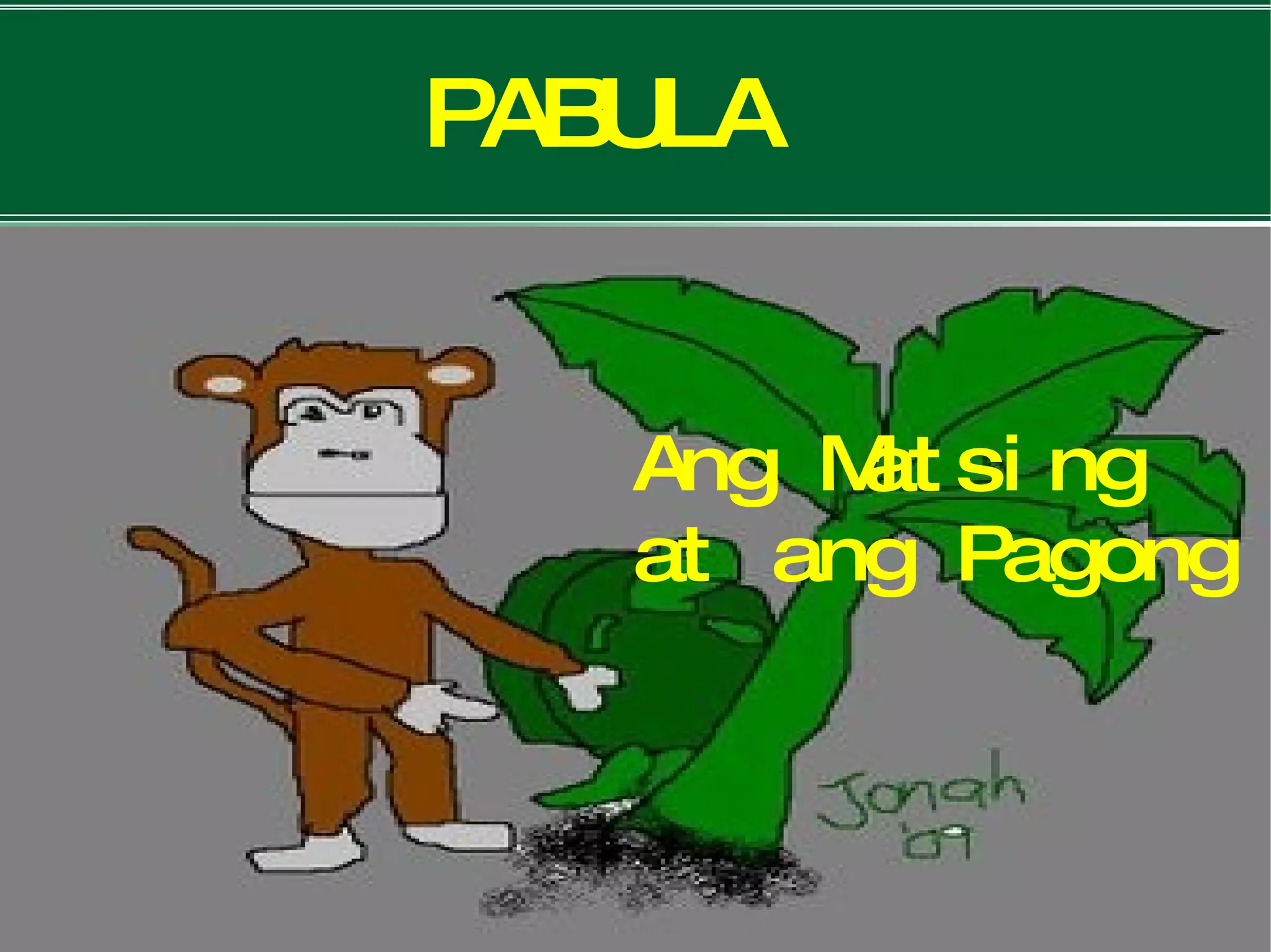 Ang Matsing at Pagong | PPT