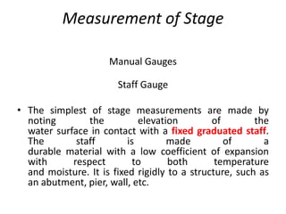 Stage measurement | PPTX