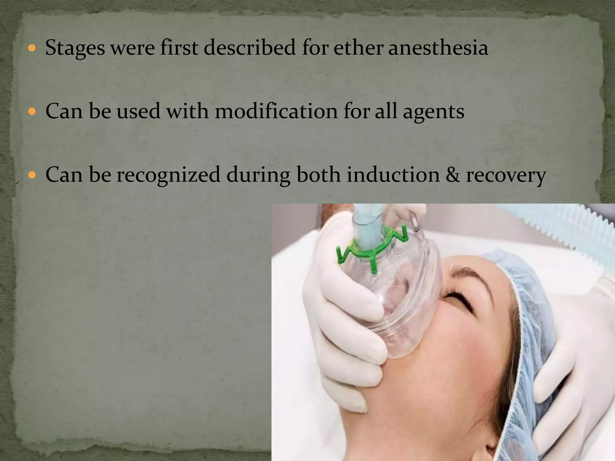 Stage of anesthesia | PPTX