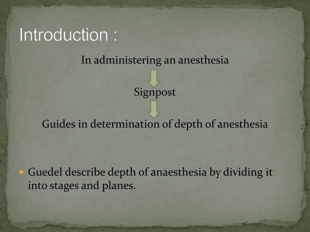 Stage of anesthesia | PPT