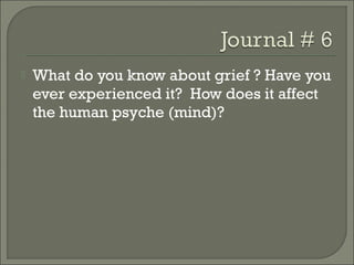 ALWG Stages of Grief | PPT | Bereavement | Family and Relationships