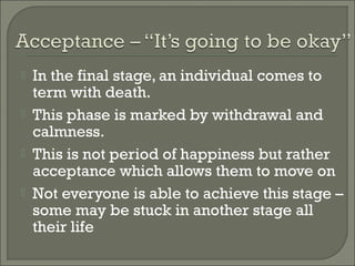 ALWG Stages of Grief | PPT | Bereavement | Family and Relationships