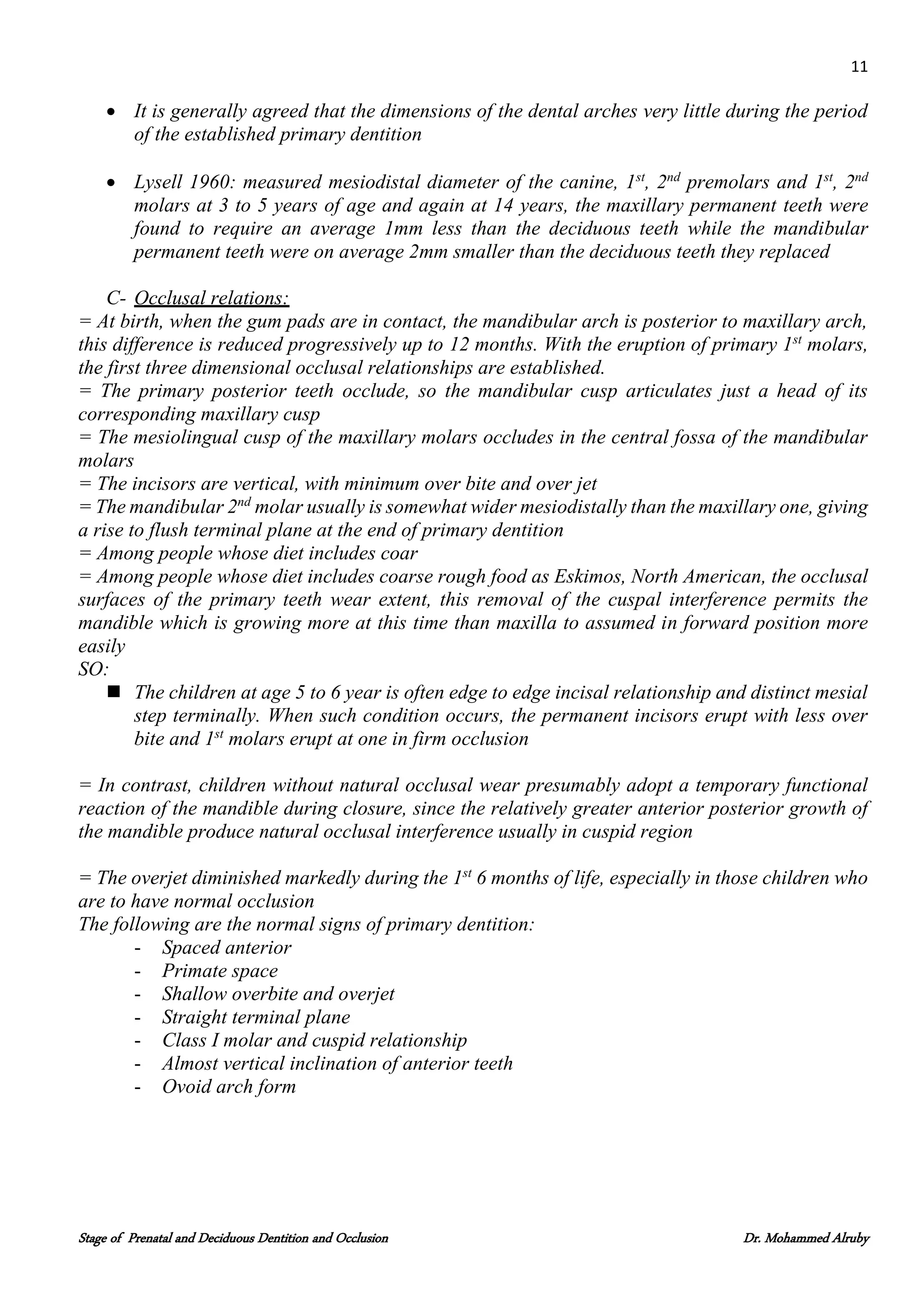 Stage of Prenatal and Deciduous Dentition and Occlusion.pdf