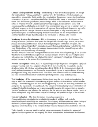 Stage of product development | PDF