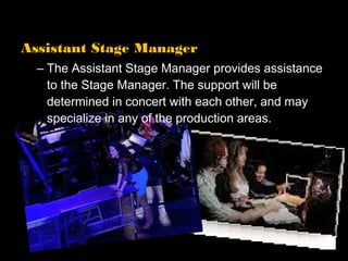 Stage production | PPT