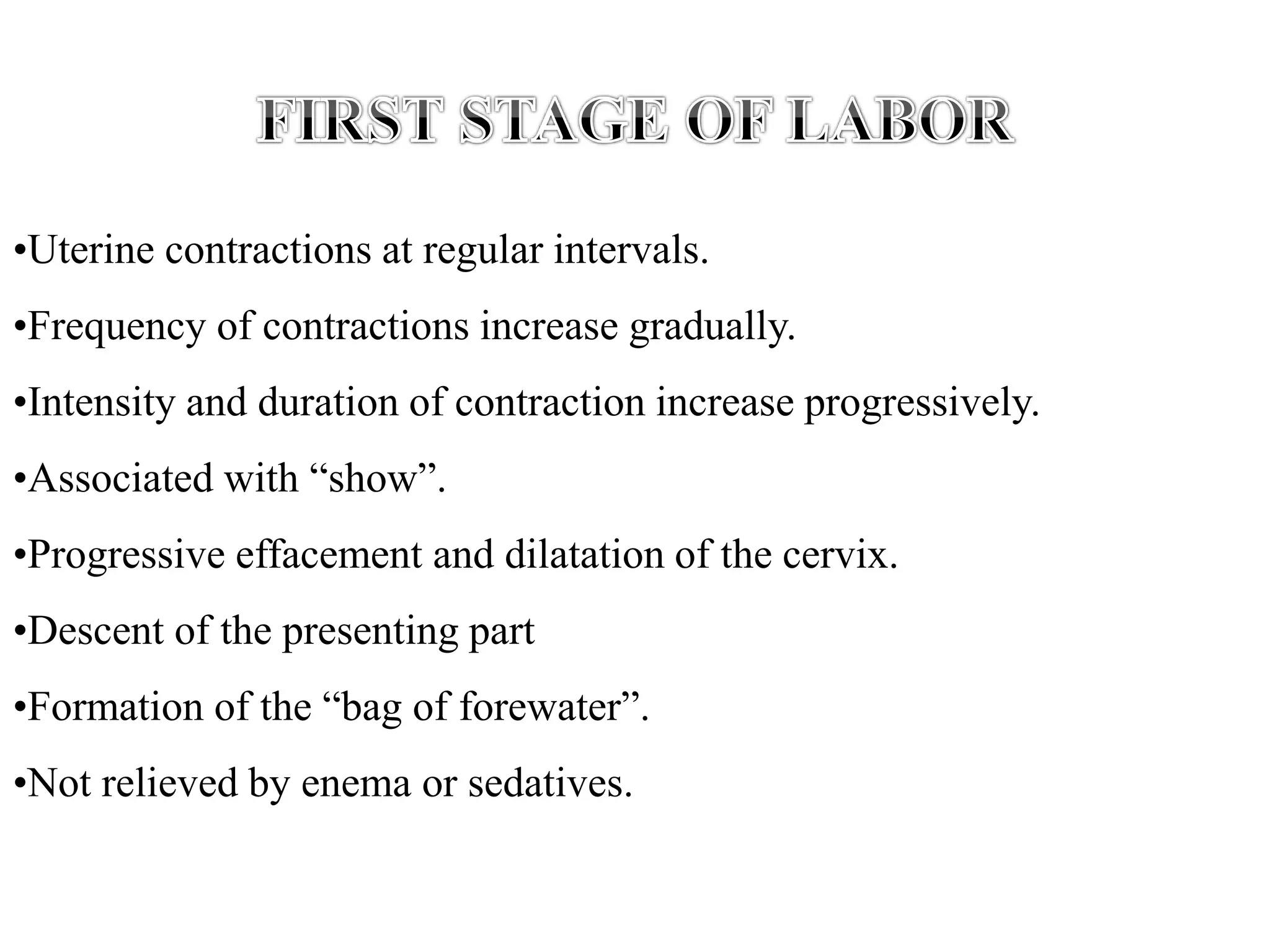 Stages of labour first and second | PPTX