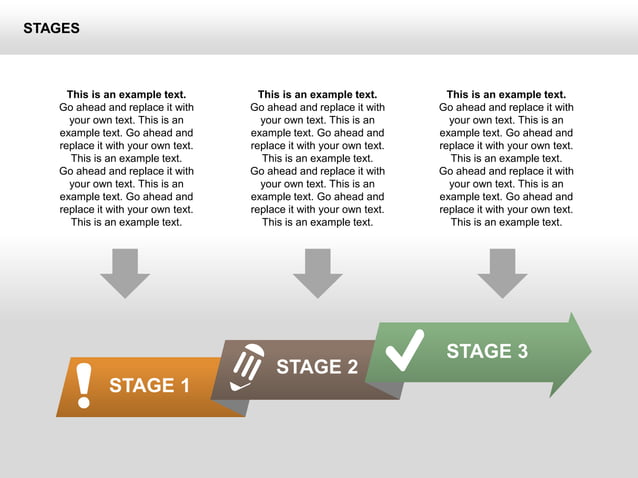 Stage with Icons Diagrams (for PowerPoint and Google Slides) | PPTX ...