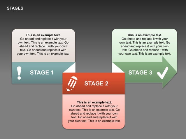 Stage with Icons Diagrams (for PowerPoint and Google Slides) | PPTX ...